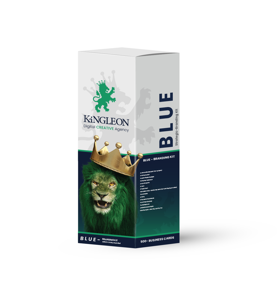 BLUE BRANDING KIT - Kingleon Digital Creative Agency